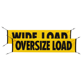 MSST Oversize Load/Wide Load Banner with Bungees