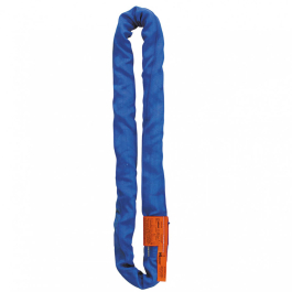 Lift-All® Tuflex Polyester Round Slings - Blue - Vertical Capacity ...